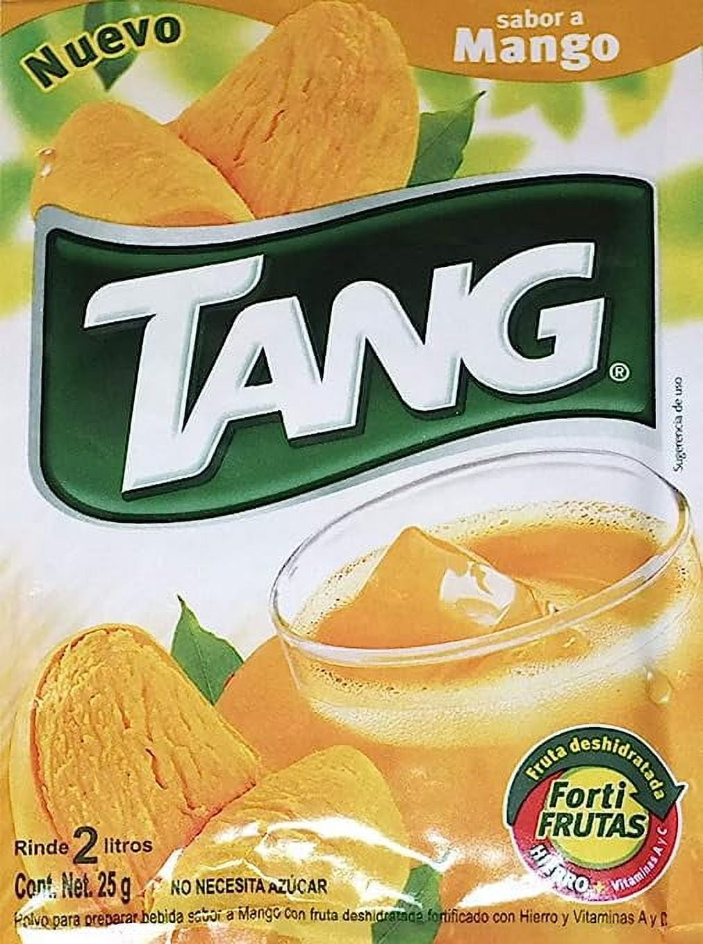 Tang Mango Powder Mix, No Sugar Needed, Makes 2 Liters, Pack of 12 from ...