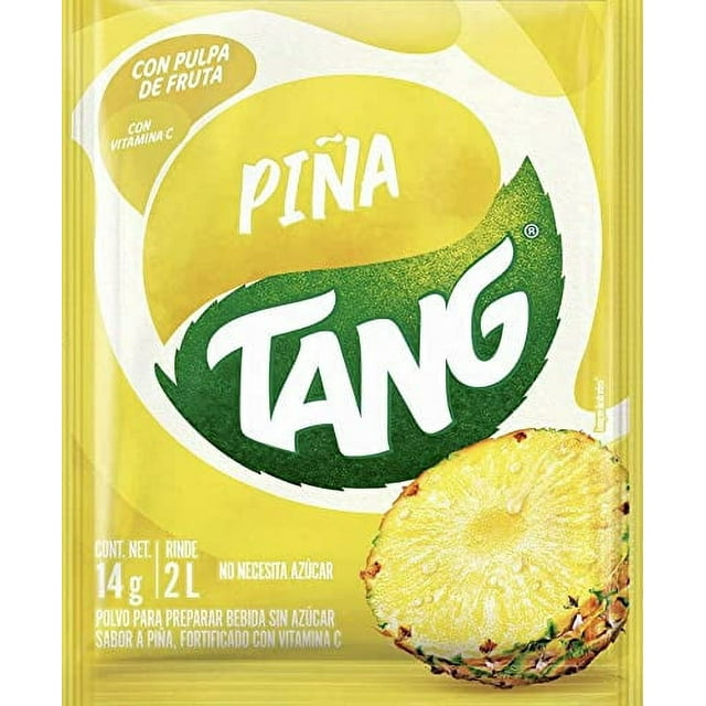 TANG Piña Pineapple No Sugar Needed, 2 Liters Drink Mix Powder, 15g ...