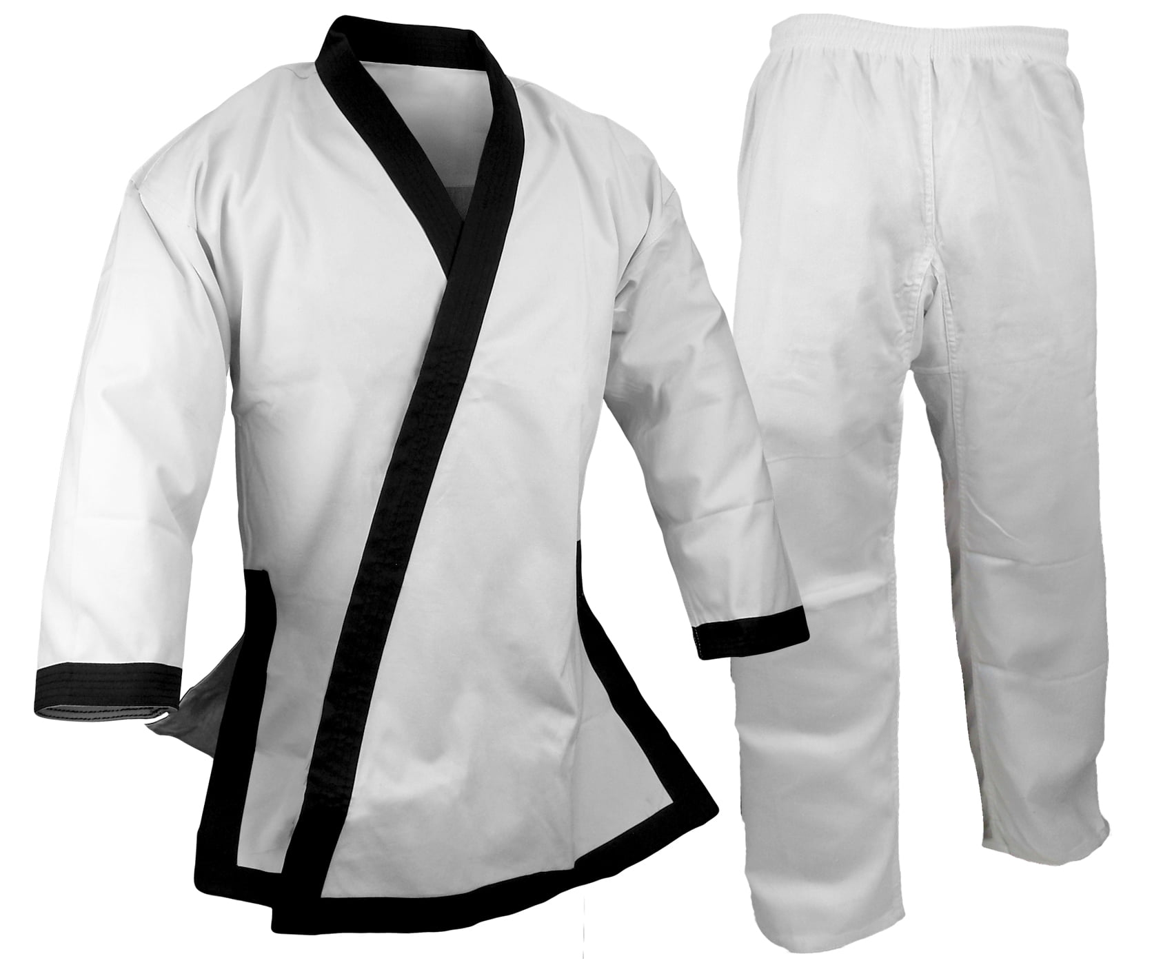 Tang Soo Do 12 oz Heavy Weight Martial Arts Training Uniform Gi, White ...