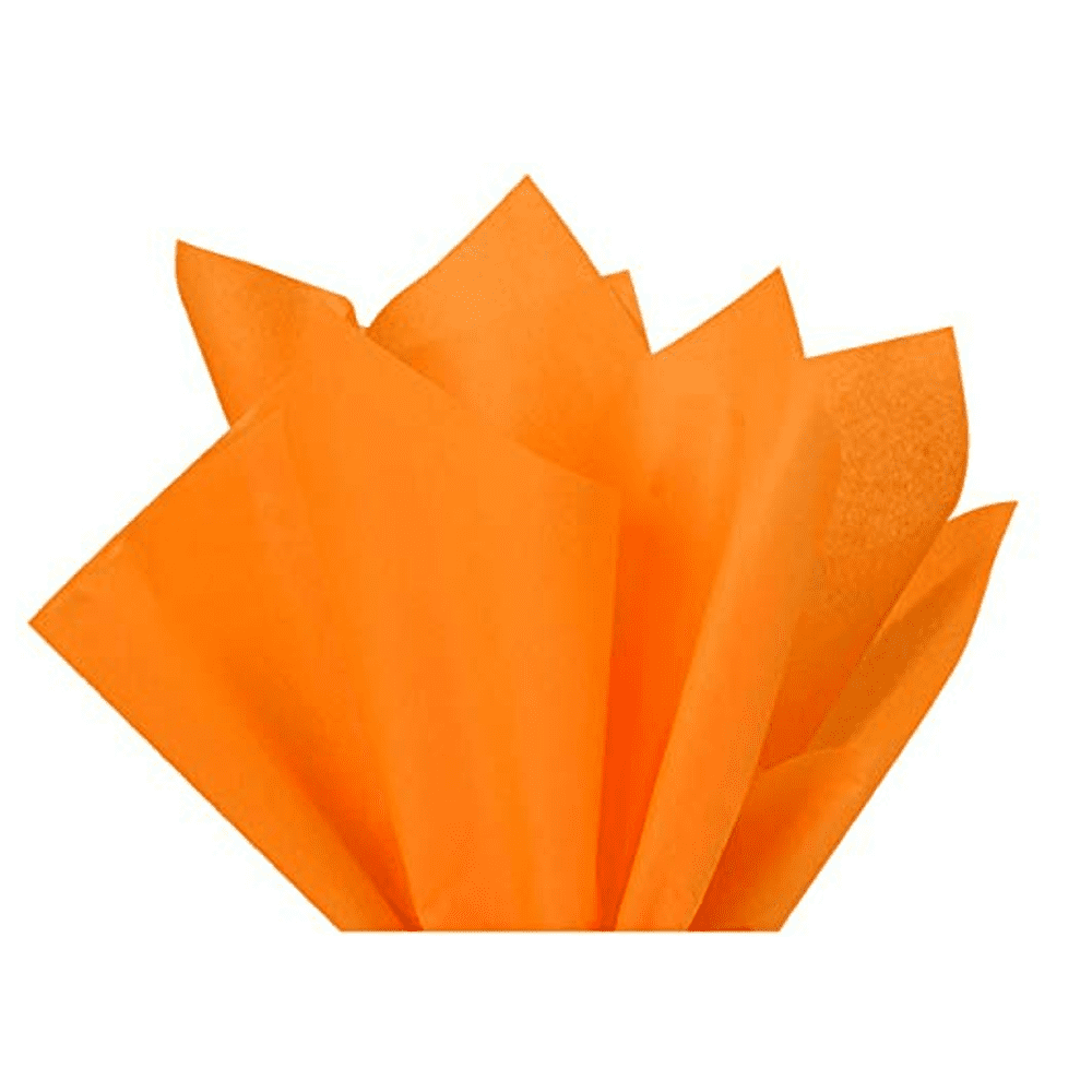 Tangerine Color Tissue Paper 15" x 20" Bulk 480 Sheet Pack A1 Bakery ...