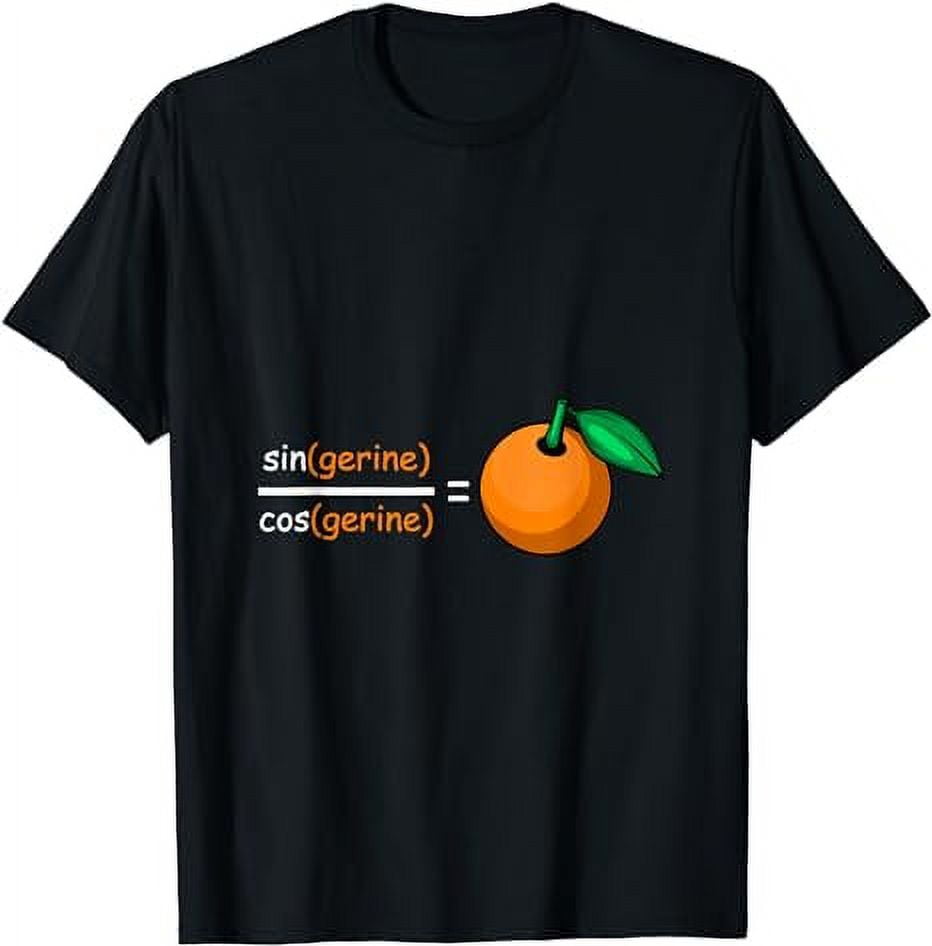 Tangerine Funny Math Professor T-Shirt - Walmart.com