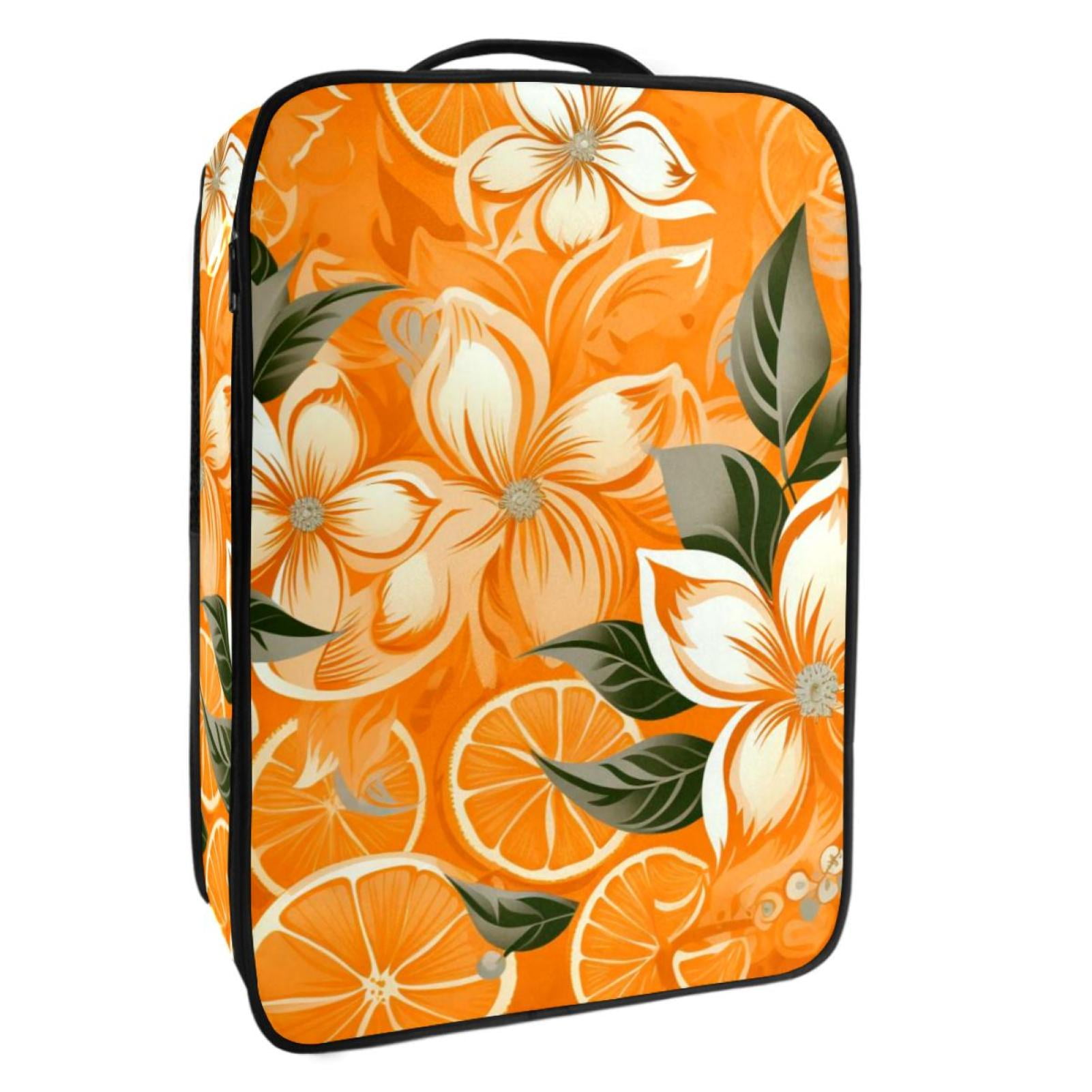 Tangerine Gray Polyester Shoe Storage Box Organizer - 23x31cm/9x12in - Closet Space Saver for ...