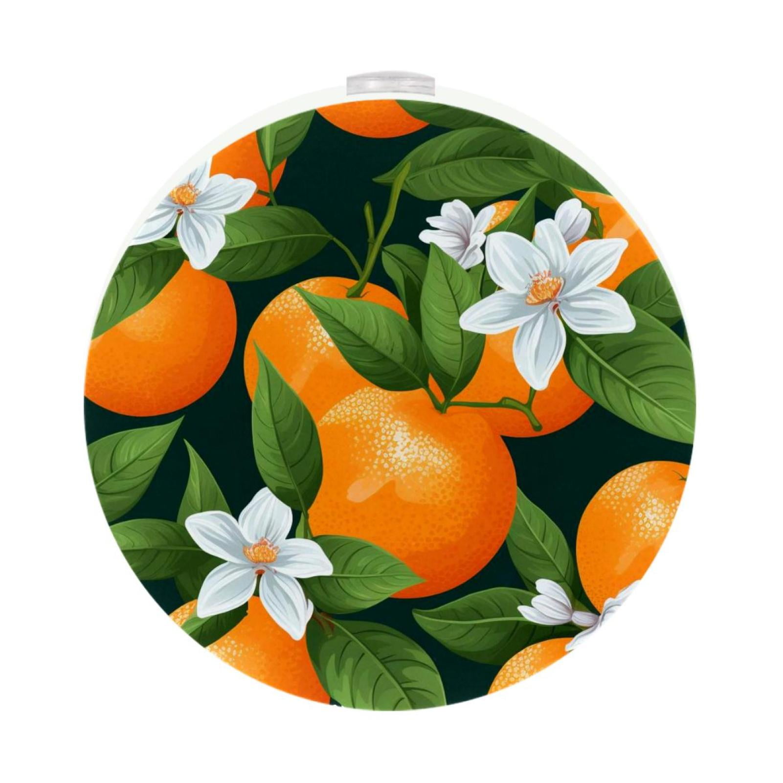 Tangerine LED Round Night Light-2PCS: Compact and Energy-Efficient ...