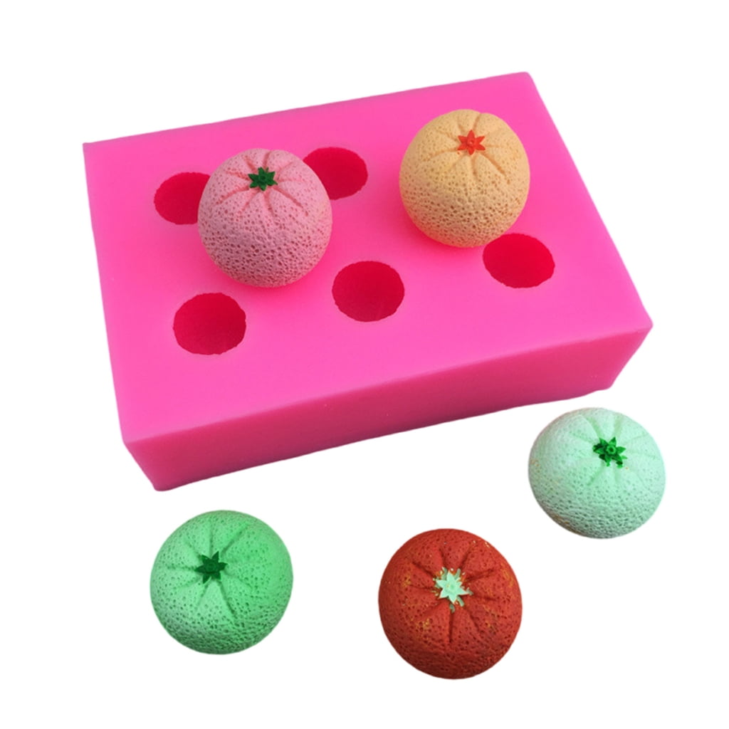 Tangerine Silicone Molds For Baking 3D Fruit Mousses Cake Chocolate ...
