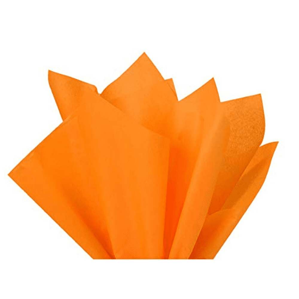 Tangerine Tissue Paper Squares, Bulk 100 Sheets, Presents by A1 Bakery ...