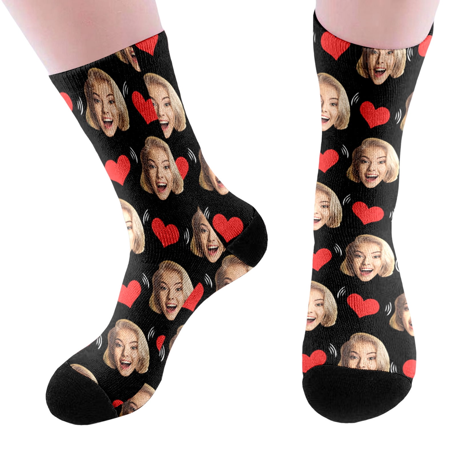 Tanghaowl DIY Custom Socks With Picture Funny Print Photo Socks ...
