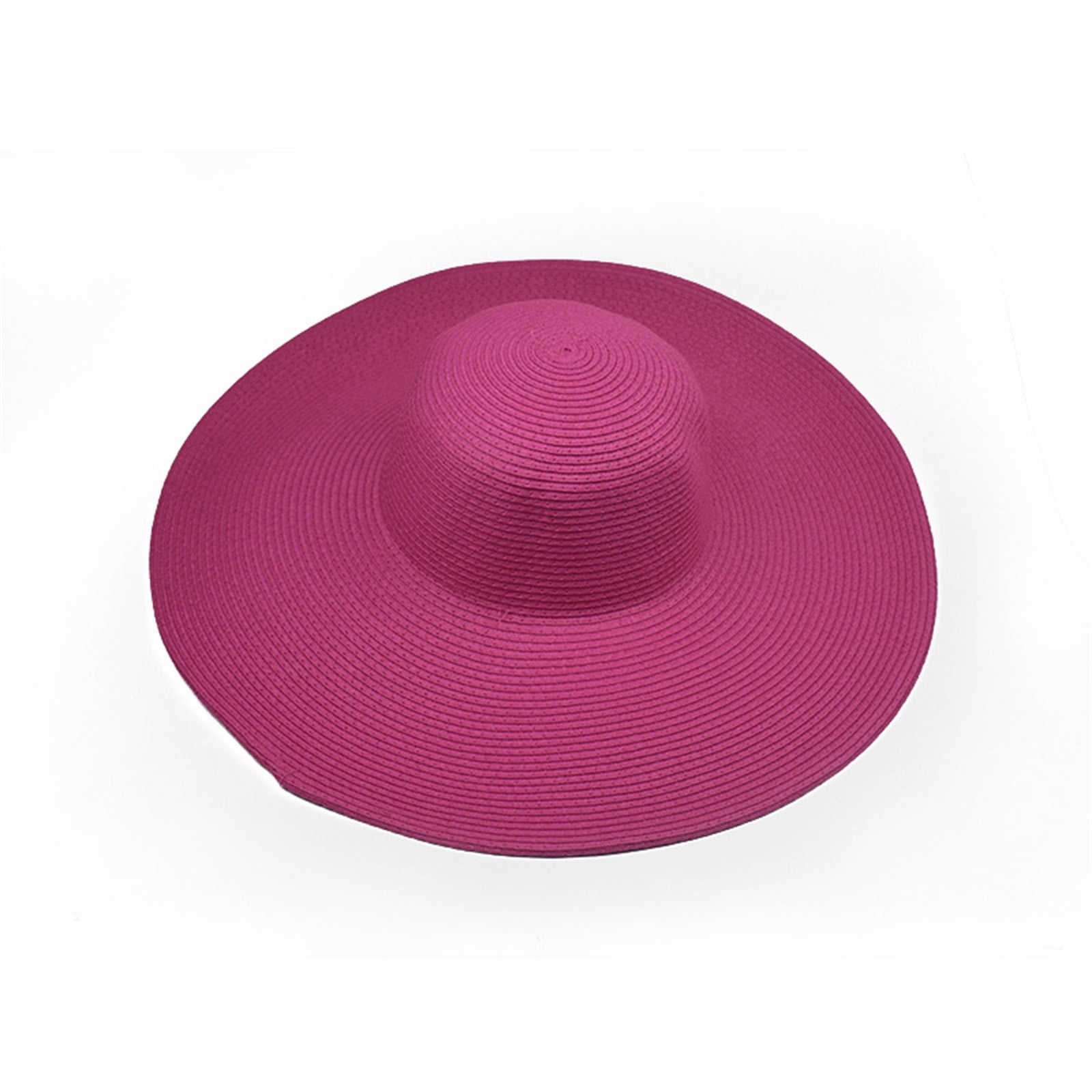 Tanghaowl Womens Hat Women's Wide-Brim Sun Straw Hat,Folable Floppy Hat ...