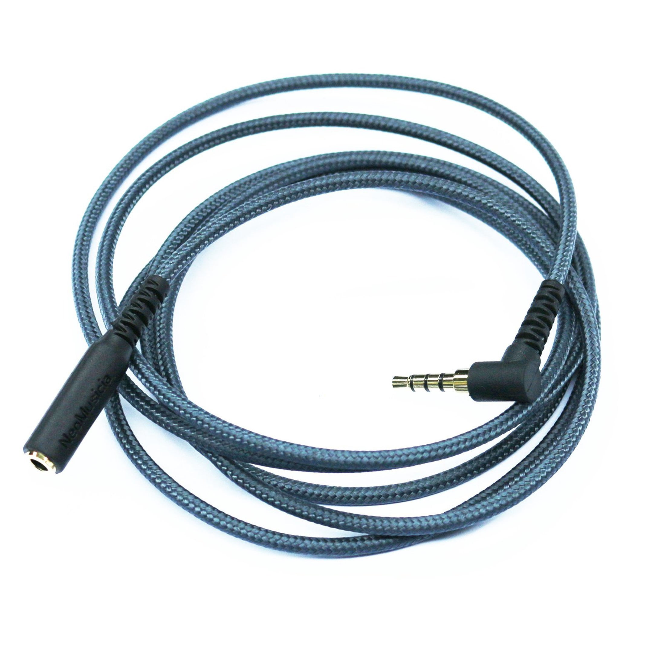 Tangle-Free 200cm Right Angle 3.5mm Stereo Audio Extension Cable ...