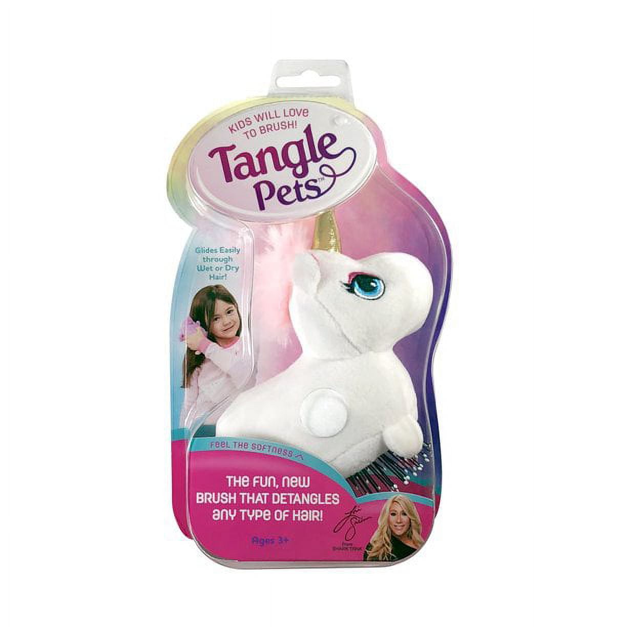 Tangle Pets Brush, Choose Sparkles the Unicorn or Cupcake the Cat ...