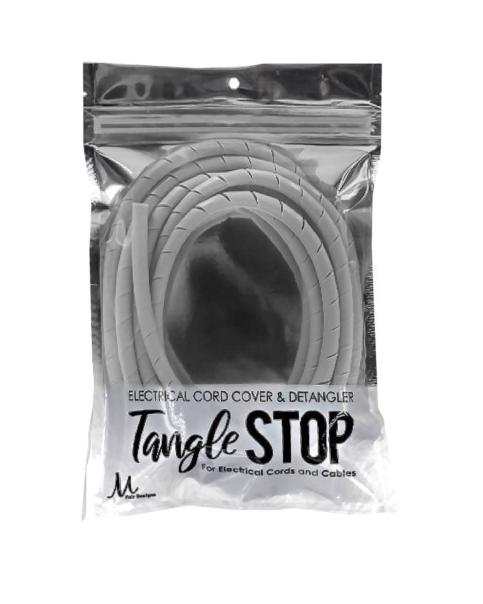 Tangle Stop Cord Cover and Detangler (9 Feet) - Gray - Walmart.com