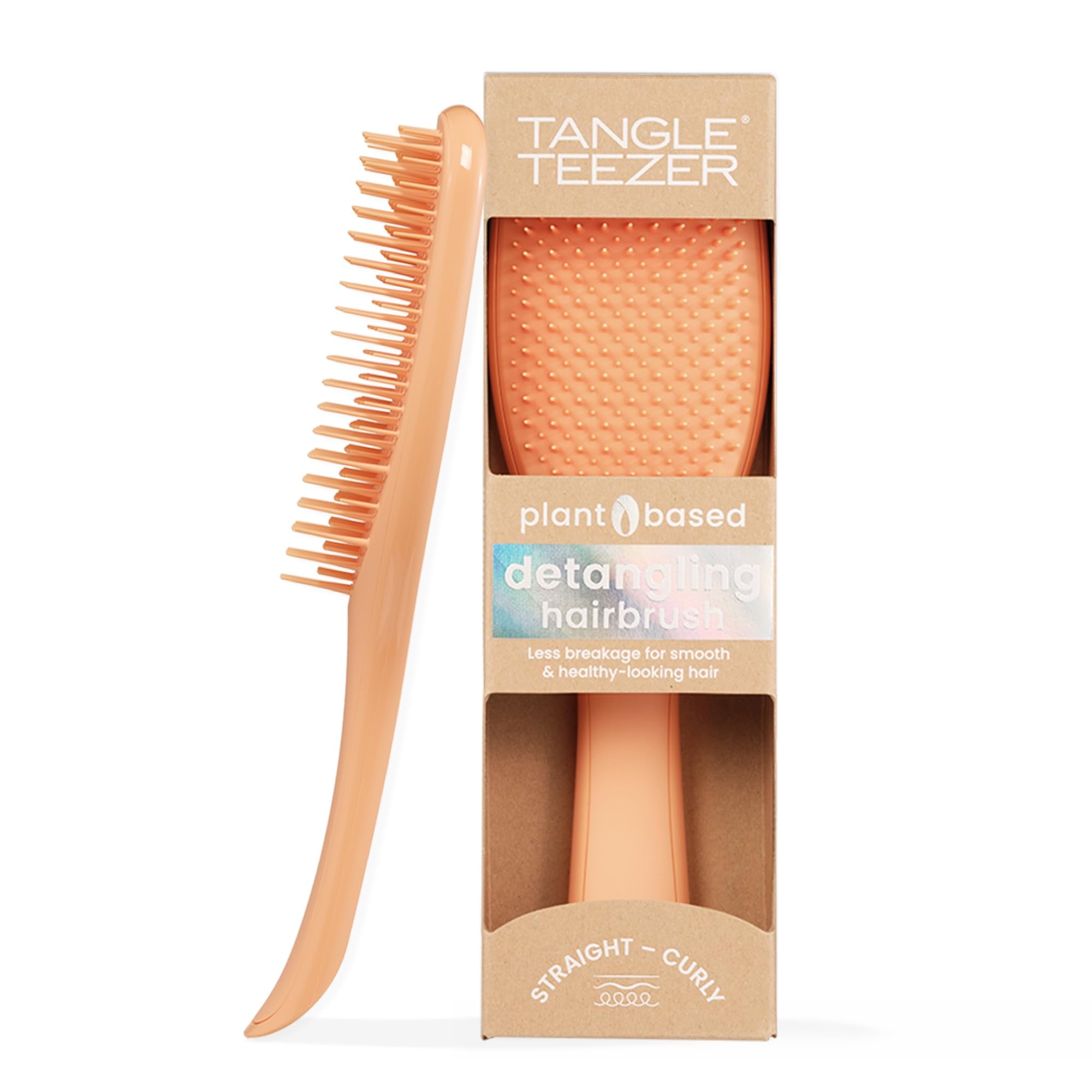 Tangle Teezer Plant-Based Ultimate Detangler Brush, Dry & Wet Hair ...