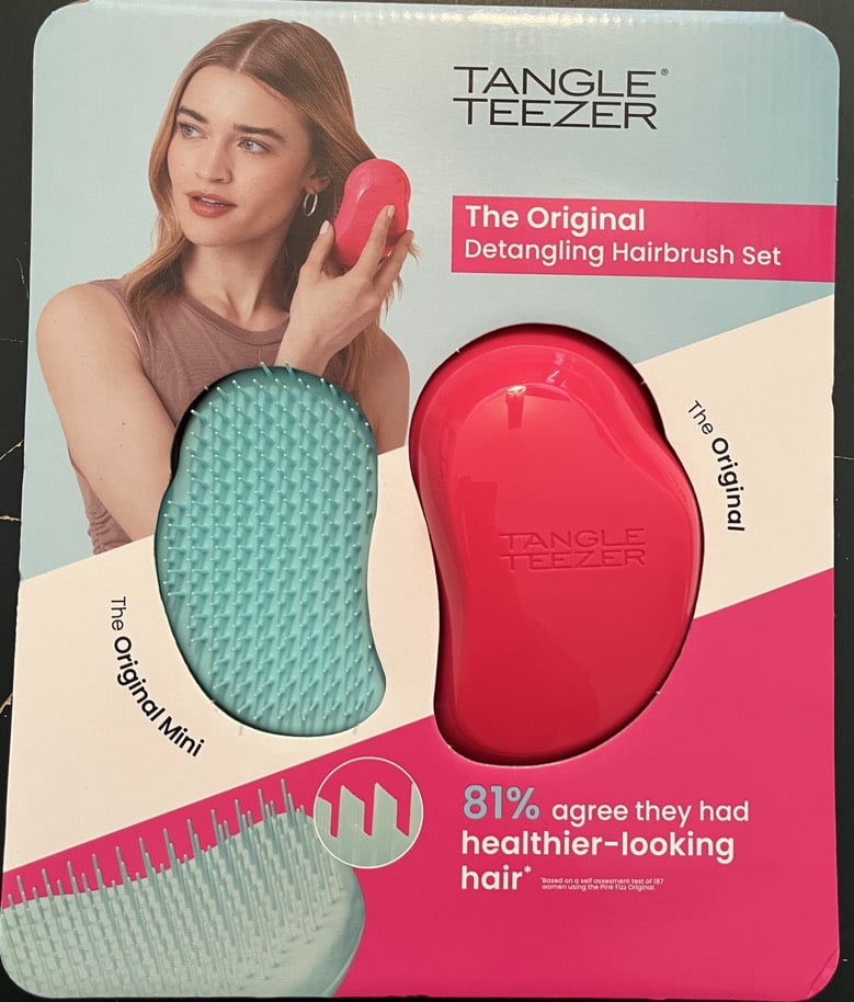 Tangle Teezer - The Original Detangling Hairbrush set (original and ...
