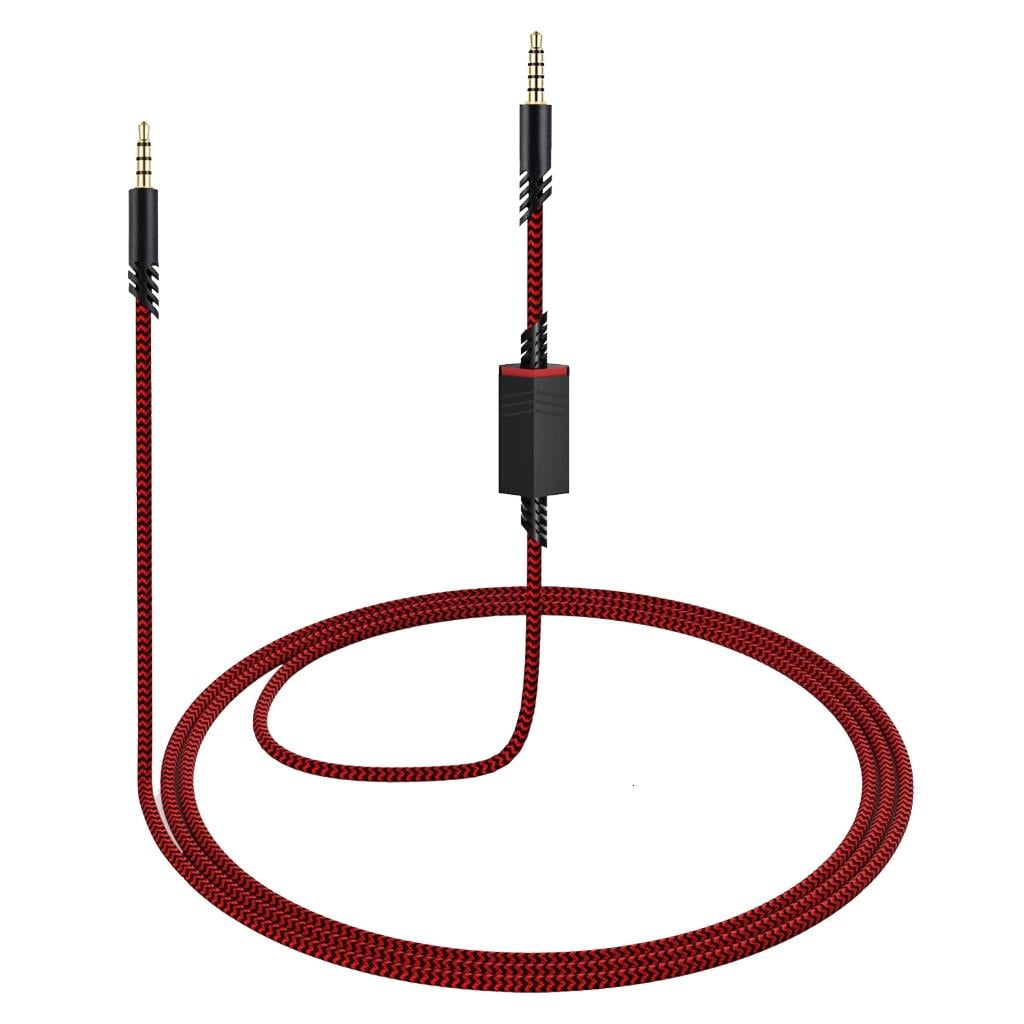 TangleFree Nylon Replacement Audios Cord for A10/A40 Headsets Mobile Devices Audios Cable ...