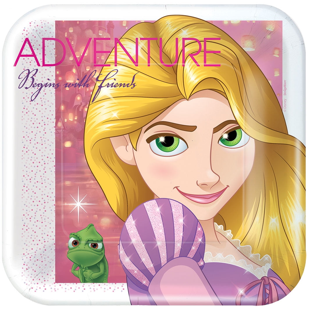 Tangled 7" Cake Plates (Each) - Walmart.com