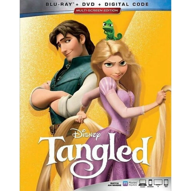 Tangled (Blu-ray + DVD + Digital Code) - Walmart.com