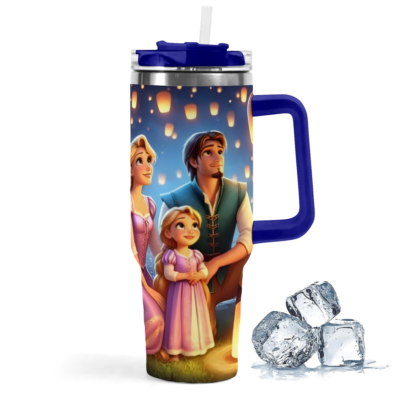 Tangled* Large capacity car cup has an iconic print, is durable with ...