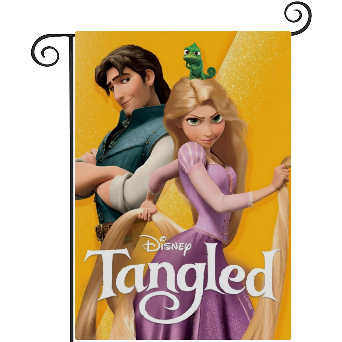 Tangled Long Hair-themed Garden Flag. Perfect gift for fans, friends ...