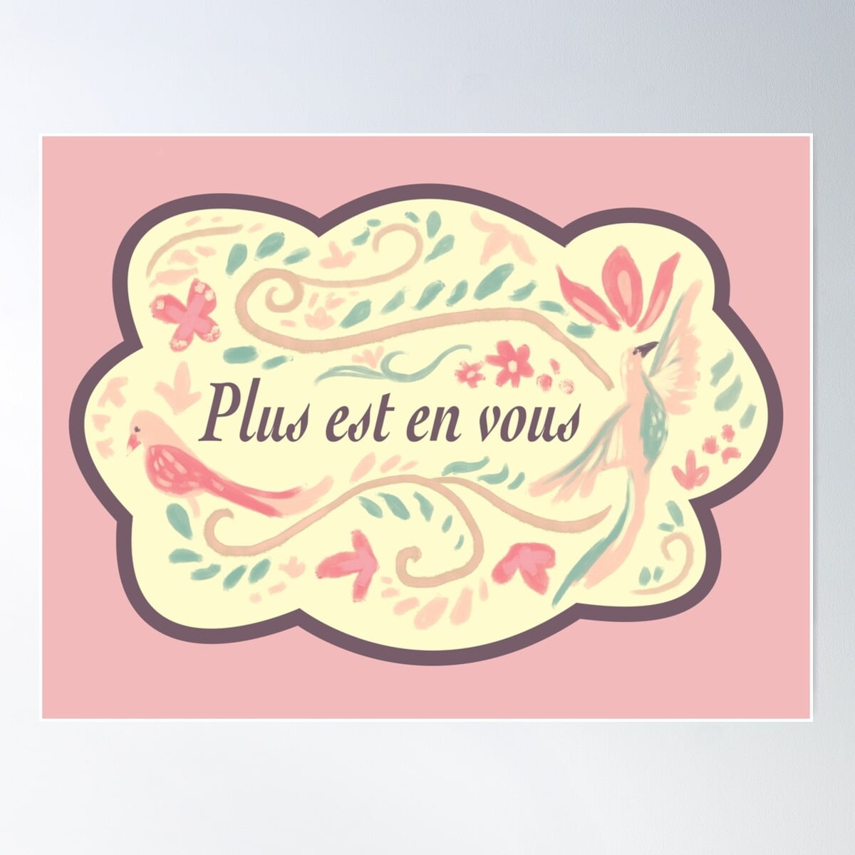 Tangled- Plus Est En Vous Poster Wall Art, Modern Wall Decor For Living ...