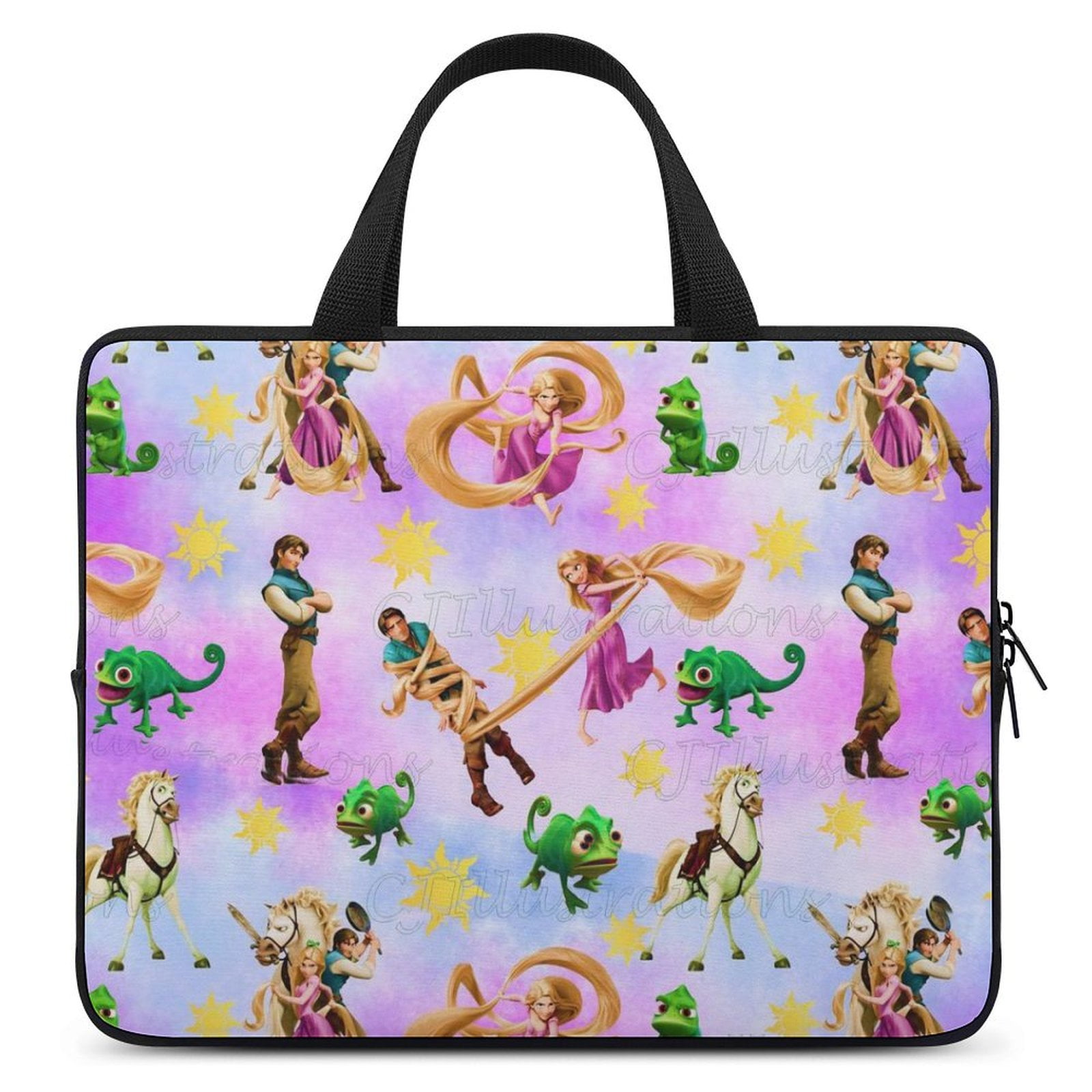 Tangled Princess Rapunzel 13 Inch Laptop Bag,Expandable Computer Bag ...