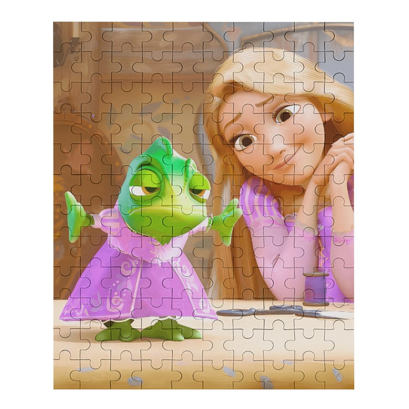 Tangled Rapunzel Christmas Jigsaw Puzzles Interlocking puzzles for kids ...