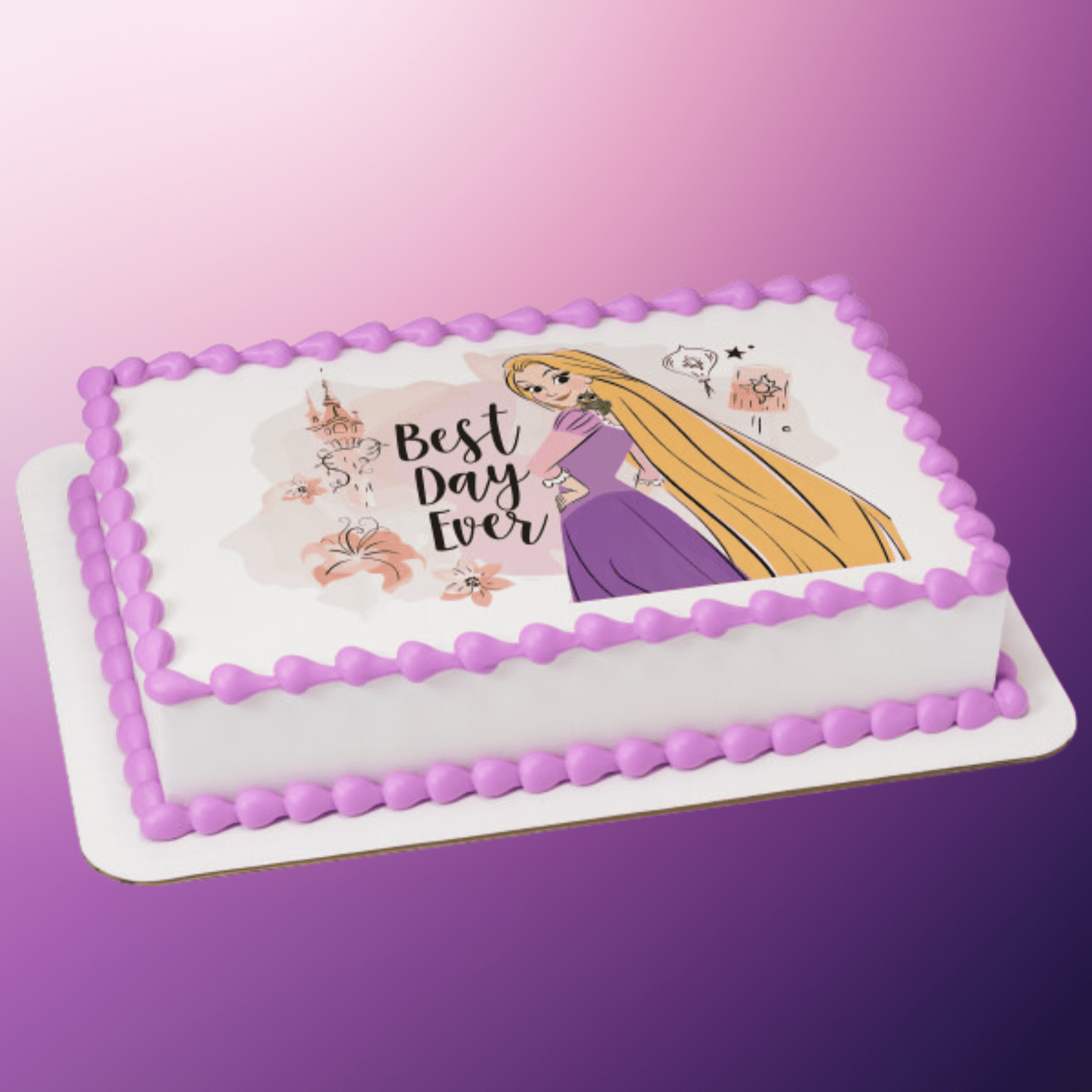 Tangled Rapunzel Edible Icing Image Cake Decoration Topper 1 4 Sheet tangled-rapunzel-edible-icing-image-cake-decoration-topper-1-4-sheet