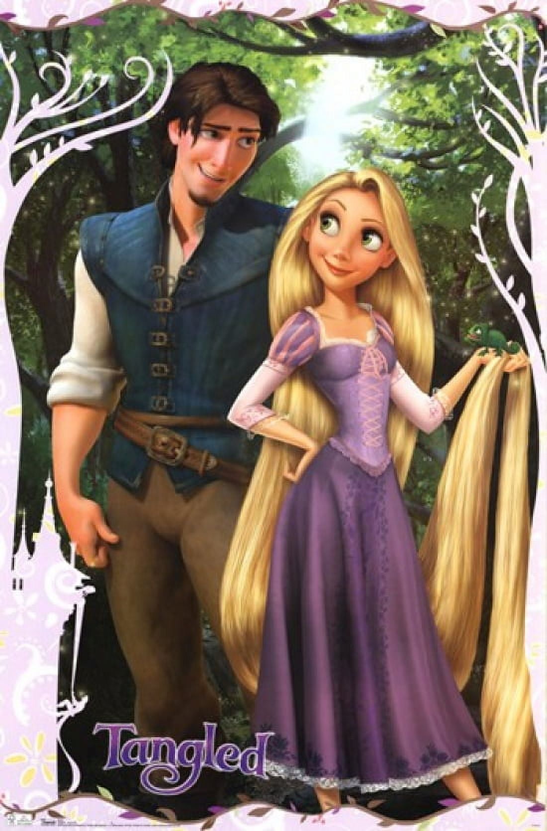 Tangled - Rapunzel Laminated Poster Print (24 x 36) - Walmart.com