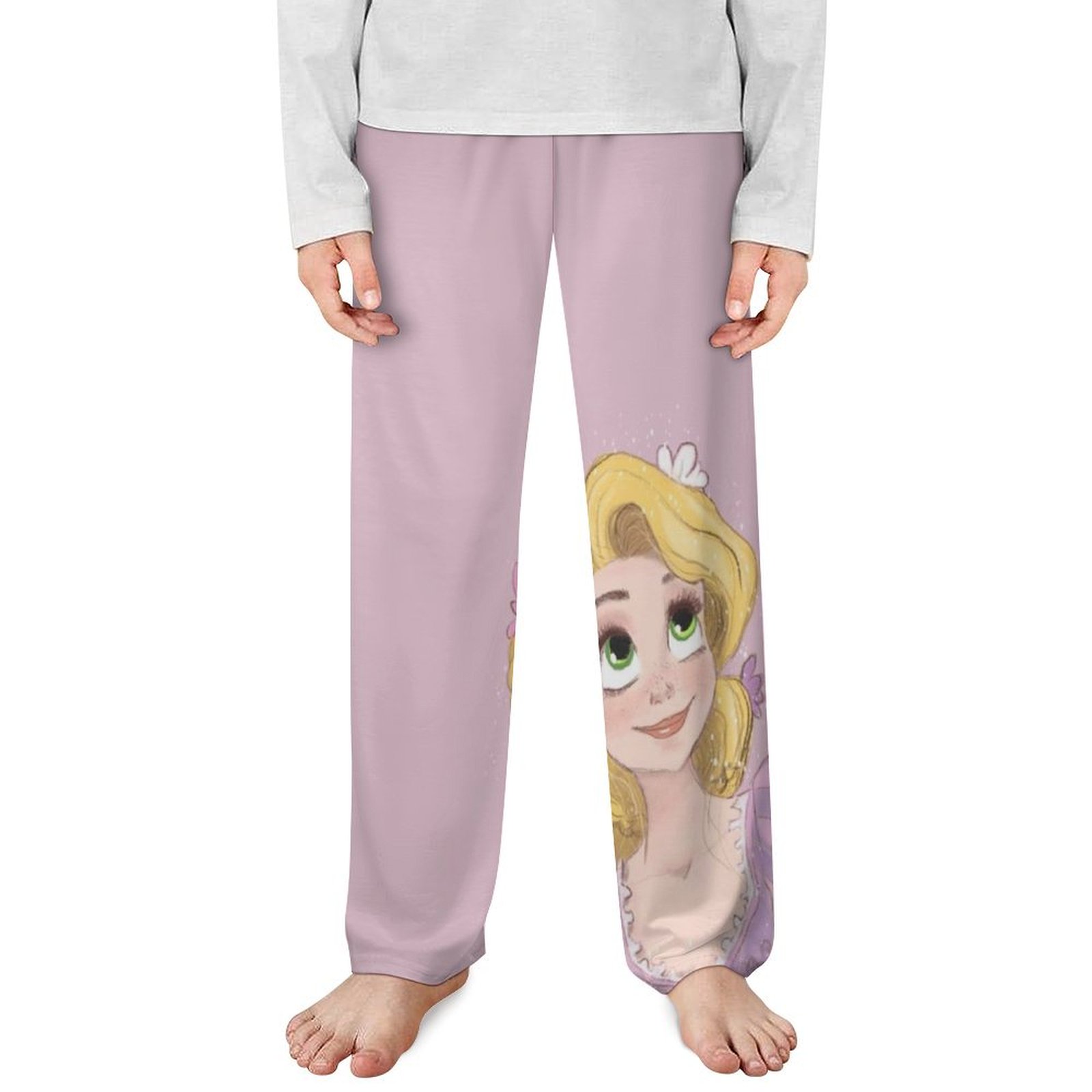Tangled Rapunzel Pajama Pants for Gils Kids Cute Sleep Bottoms Tangled ...