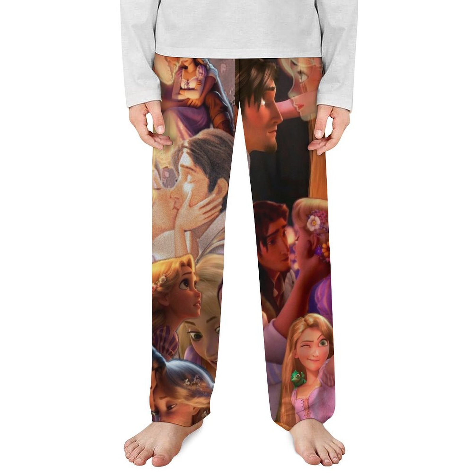 Tangled Rapunzel Pajama Pants for Gils Kids Cute Sleep Bottoms Tangled ...