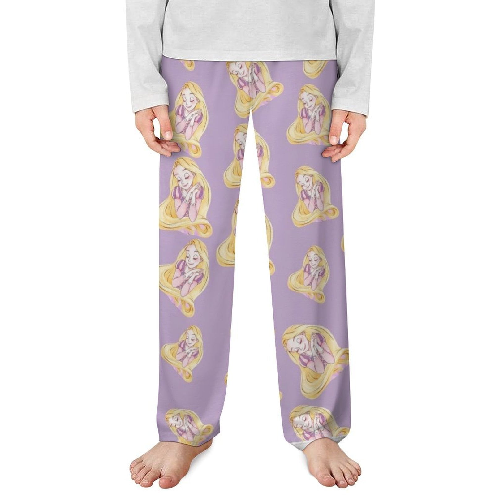 Tangled Rapunzel Pajama Pants for Gils Kids Cute Sleep Bottoms Tangled ...