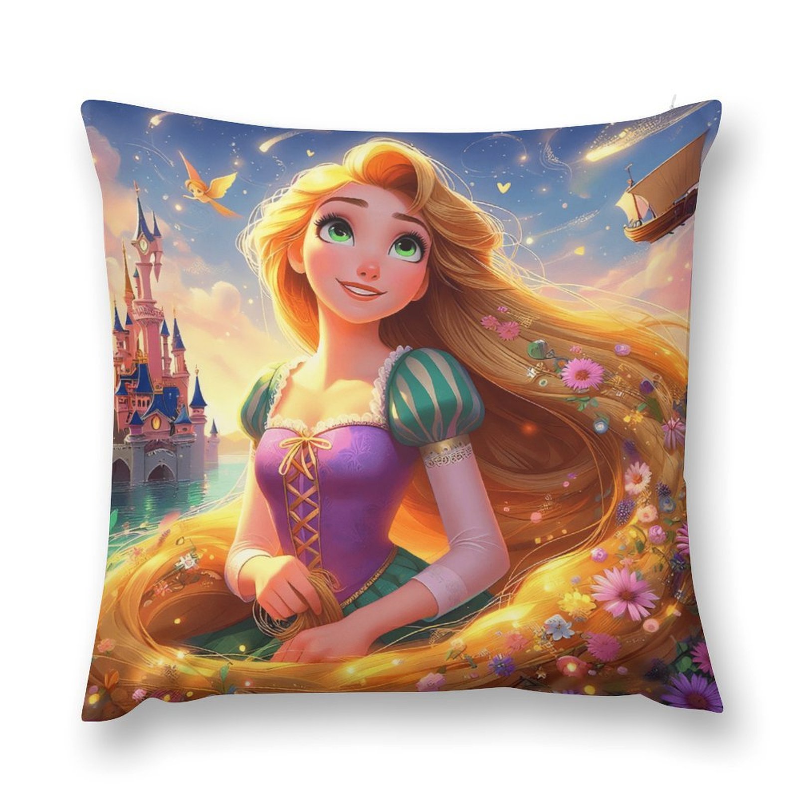 Tangled Rapunzel Pillowcase Cartoon Anime for Living Room Bedroom ...