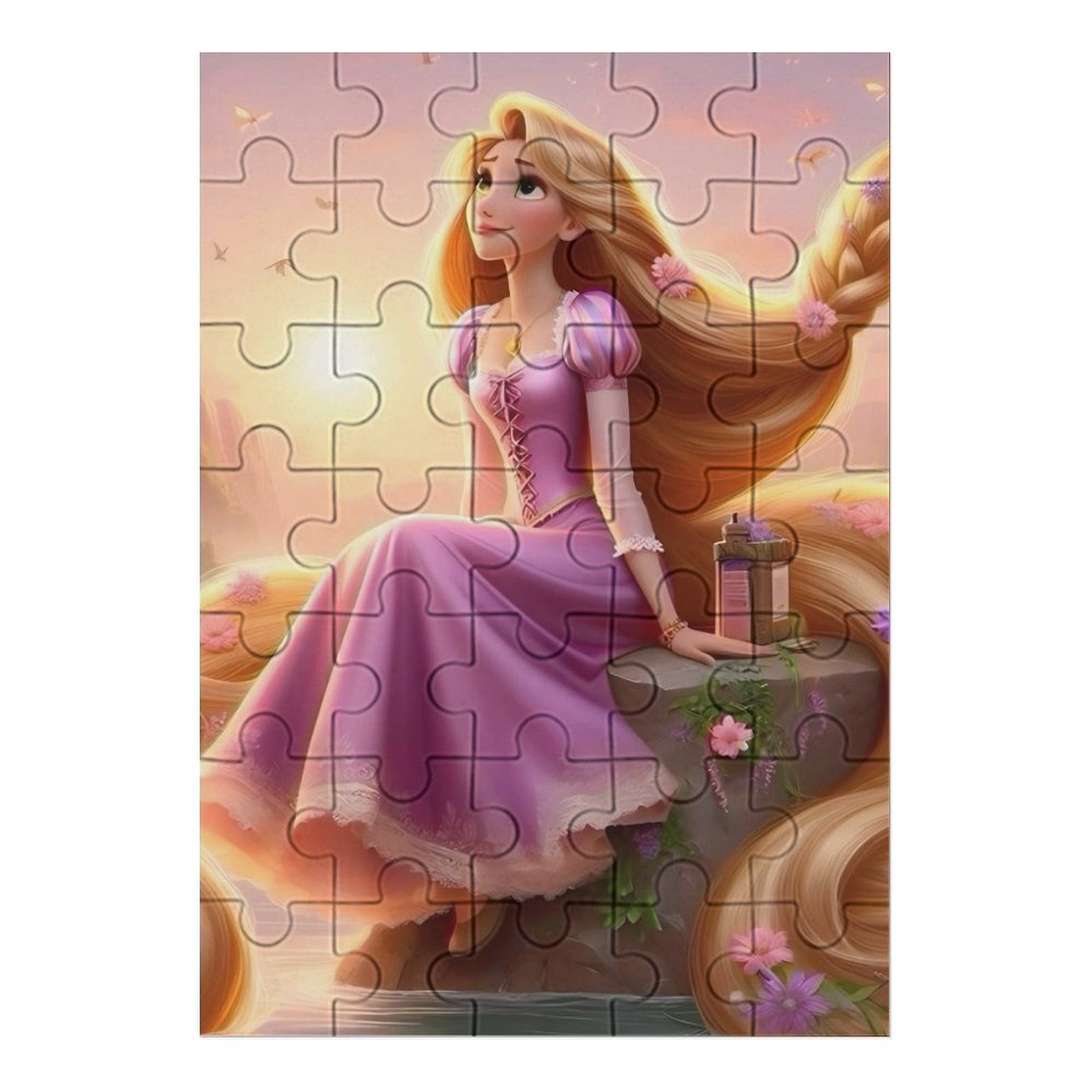 Tangled Rapunzel Puzzles for Kids Interactive Brain Teasers for Adults ...