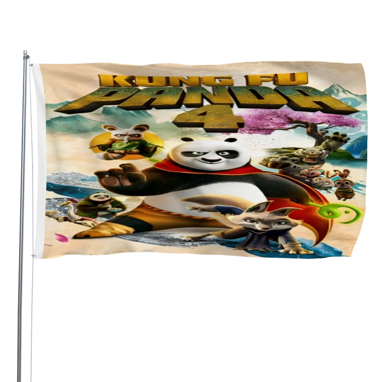 Tangled flag perfect for outdoor decoration, can be hung indoors ...