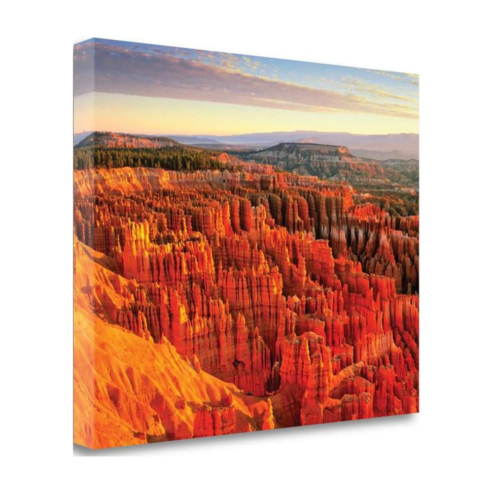Tangletown Art, 26 x 21 "Bryce Sunrise " by Gary Crandall, Gallery Wrap ...
