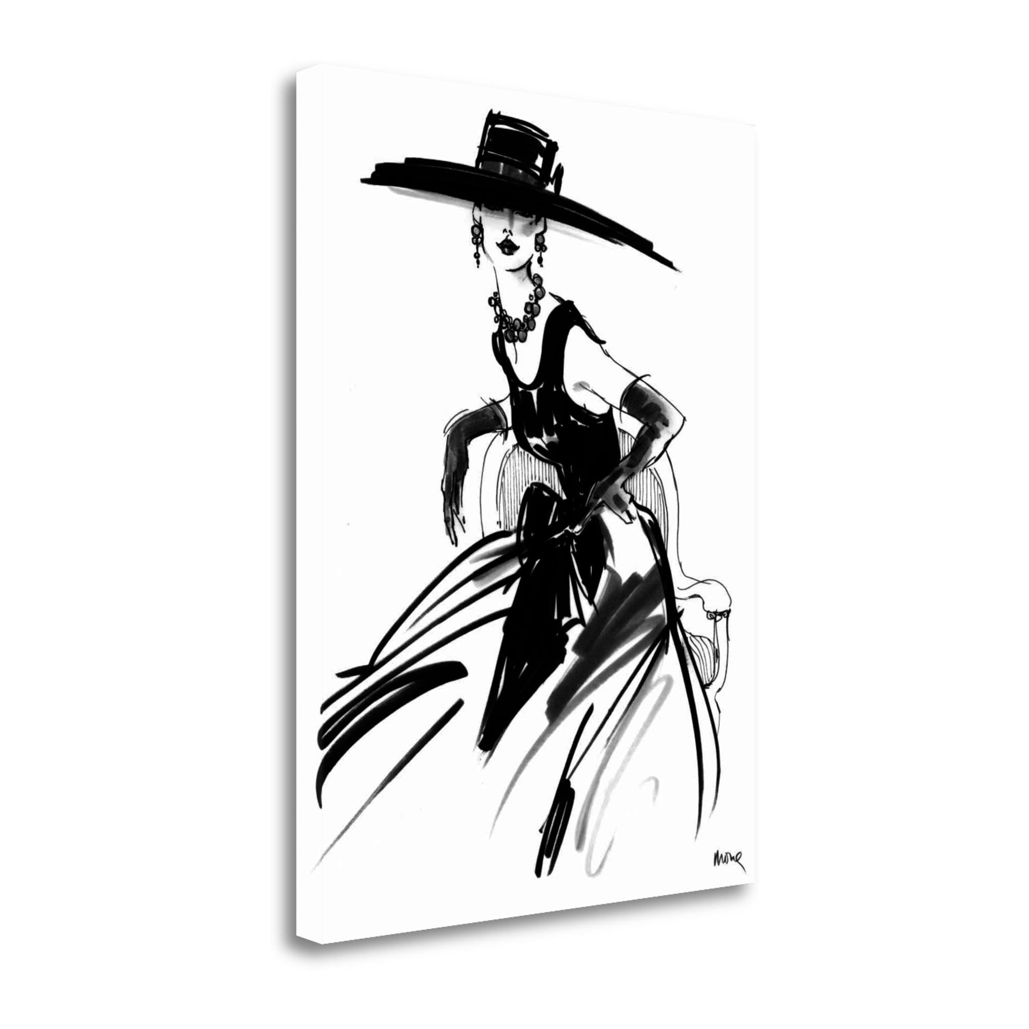 Tangletown Art, 47 x 35 "Anabel " by Mona Shafer-Edwards, Gallery Wrap ...