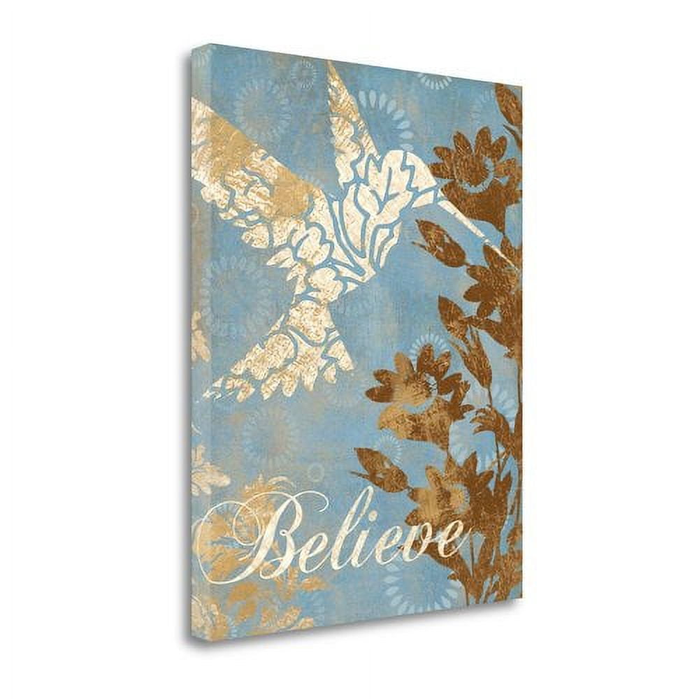 Tangletown Fine Art 'Believe Silhouette' Graphic Art Print on Canvas ...