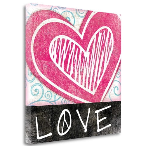 Tangletown Fine Art Love by Jennifer Pugh Poster Frame - 24 x 24 x 1.5 ...
