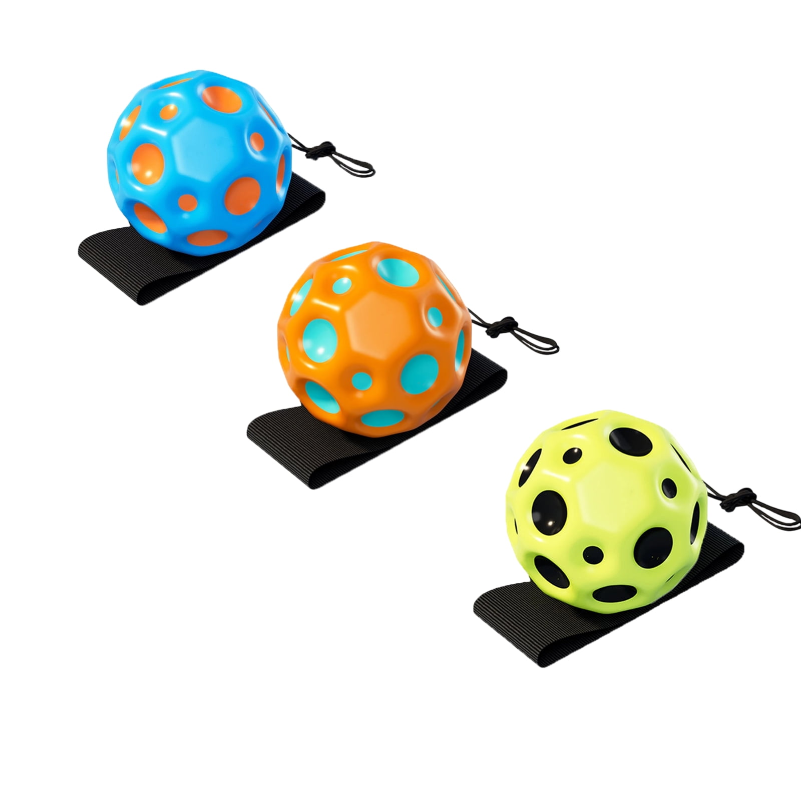 Tanglewen 2.4 Inch Sports Wrist Balls - Set of 3 - Concave and convex ...