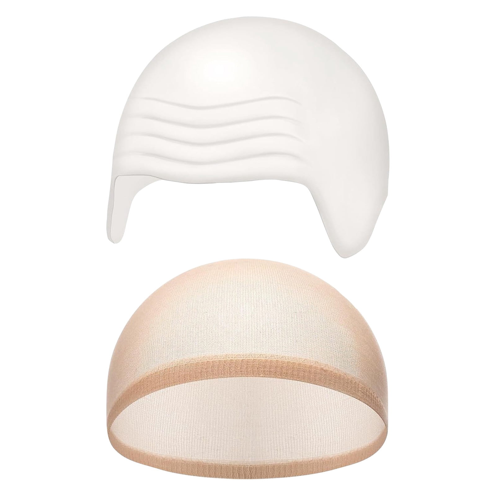 Tanglewen 2 Pcs Halloween Bald Caps Makeup Latex Bald Caps Head Wig hat ...