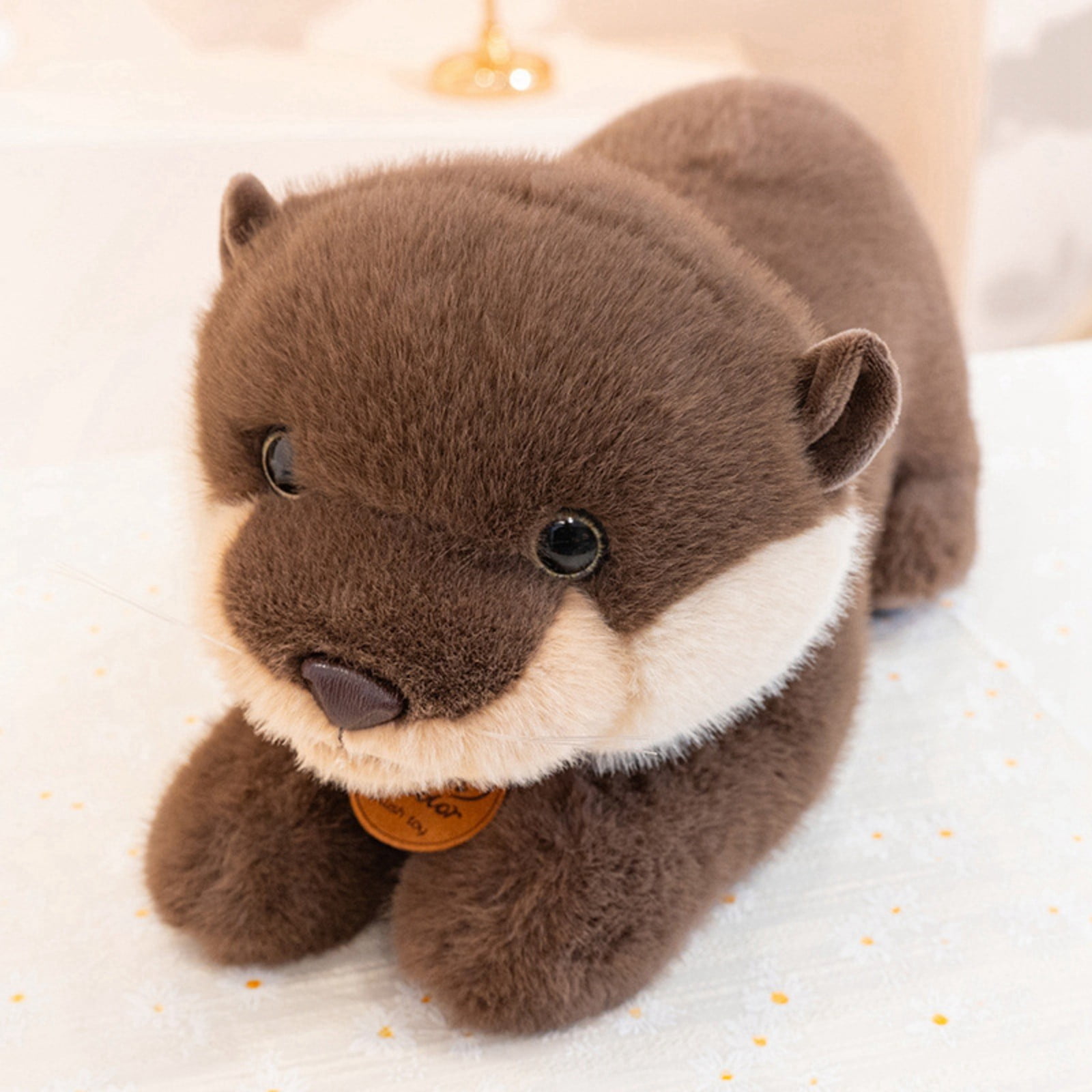 Tanglewen® Adorable Mini River Otter Pup Stuffed Animal - Playful Ease ...