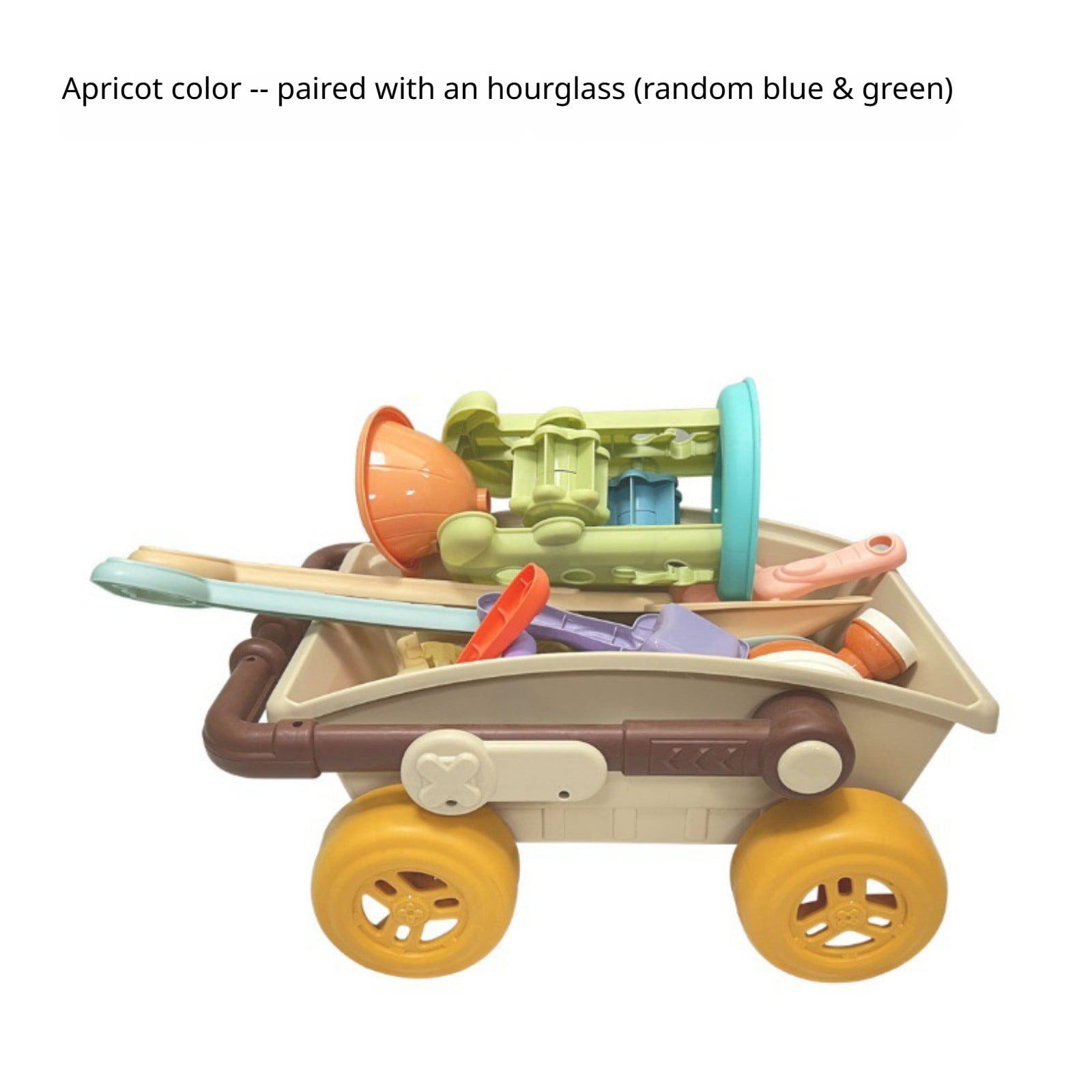 Tanglewen Beach Toys Cart Set 22 Sand Toys Bucket Watering Can Shovels ...