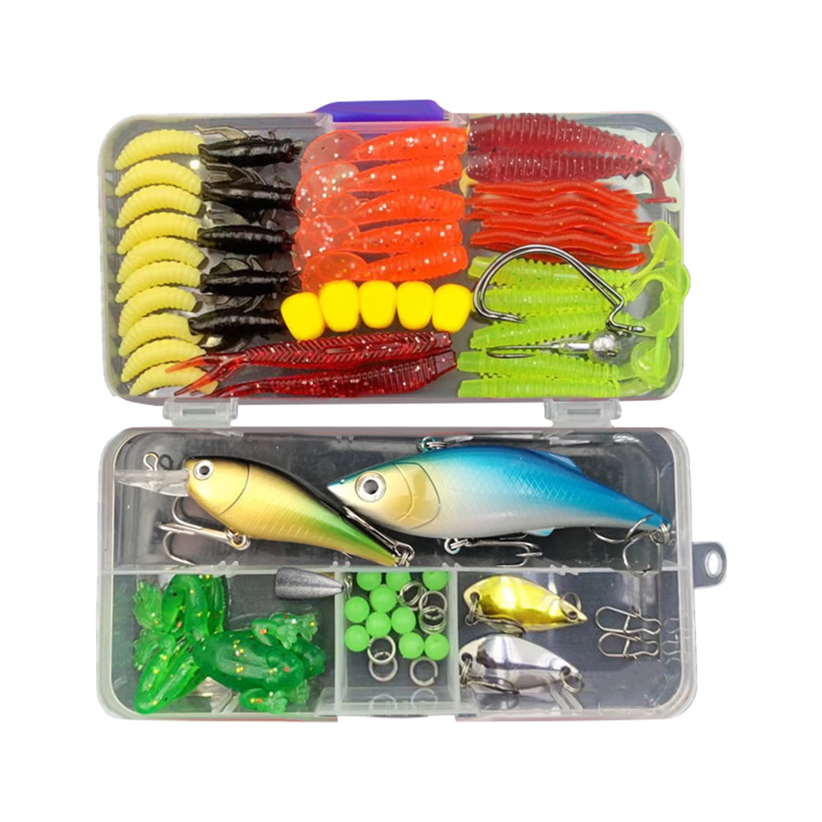 Tanglewen® Fishing Lures Baits Tackle Including Crankbaits,Plastic ...