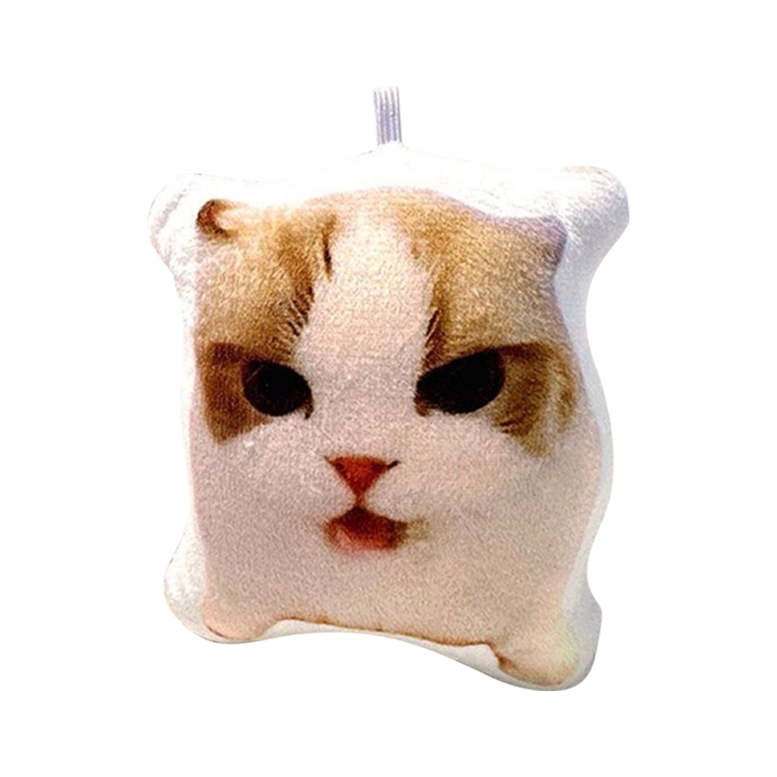 Tanglewen® Sound-Making Plush Cat Keychain Cute Cat Meme Keychains ...