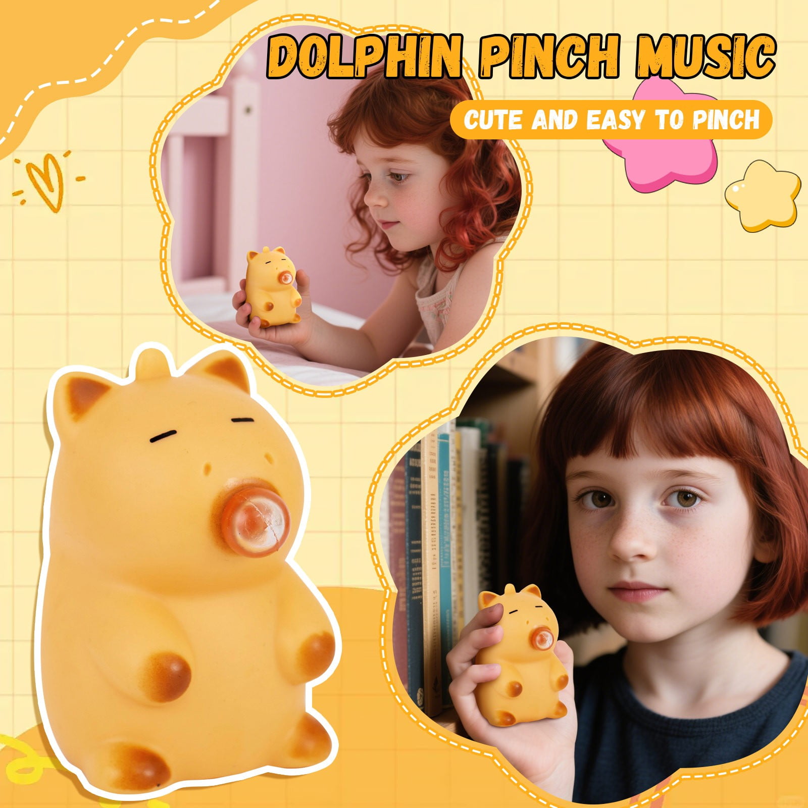 Tanglewen Squishy Capybara Stress Balls Squeeze Toys,Super Fun Animal ...