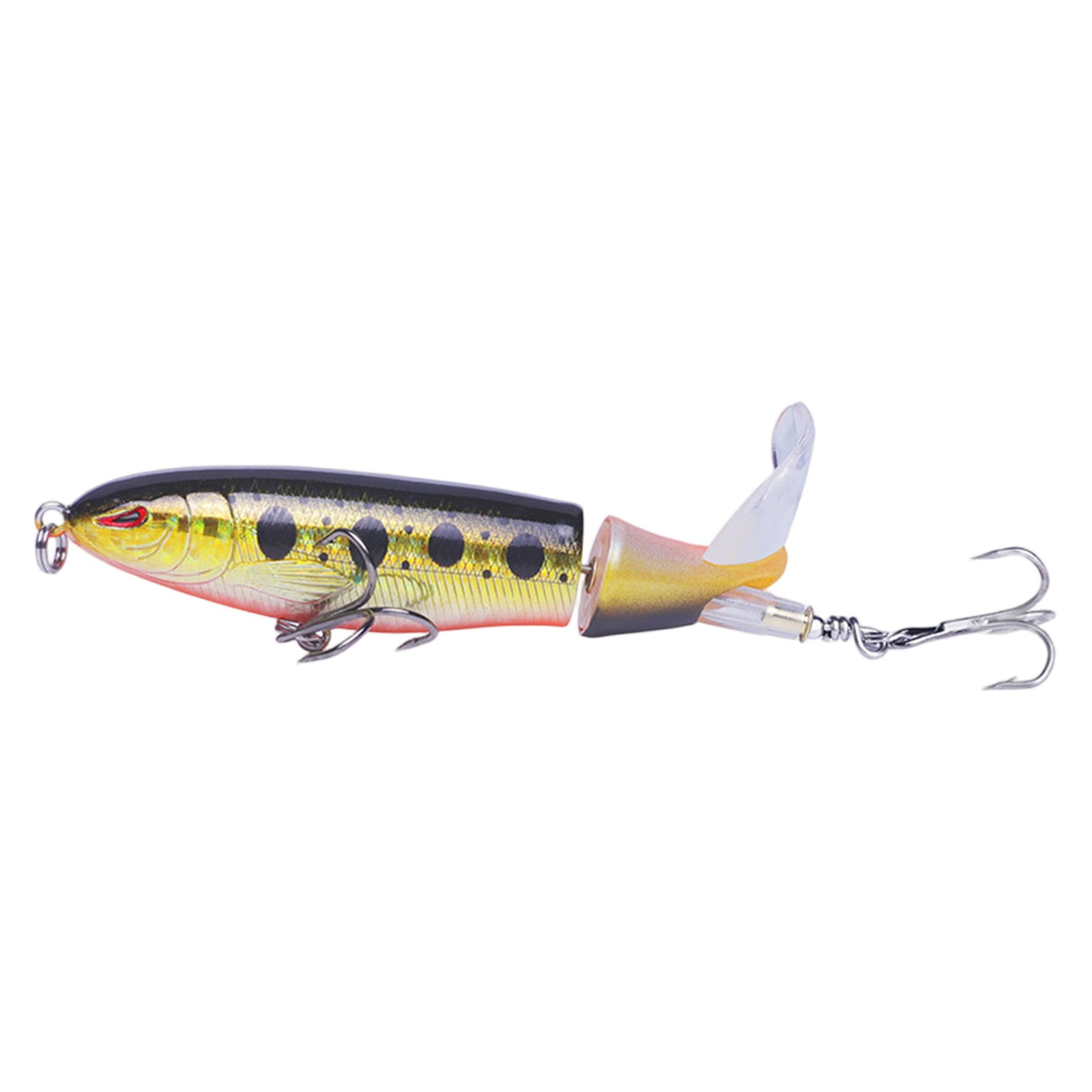 Tanglewen® Whopper Fishing Lure for Bass Popper Top Water Fishing Lures ...