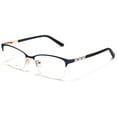 Tango Optics Cateye Metal Eyeglasses Frame Luxe RX Stainless Helen ...