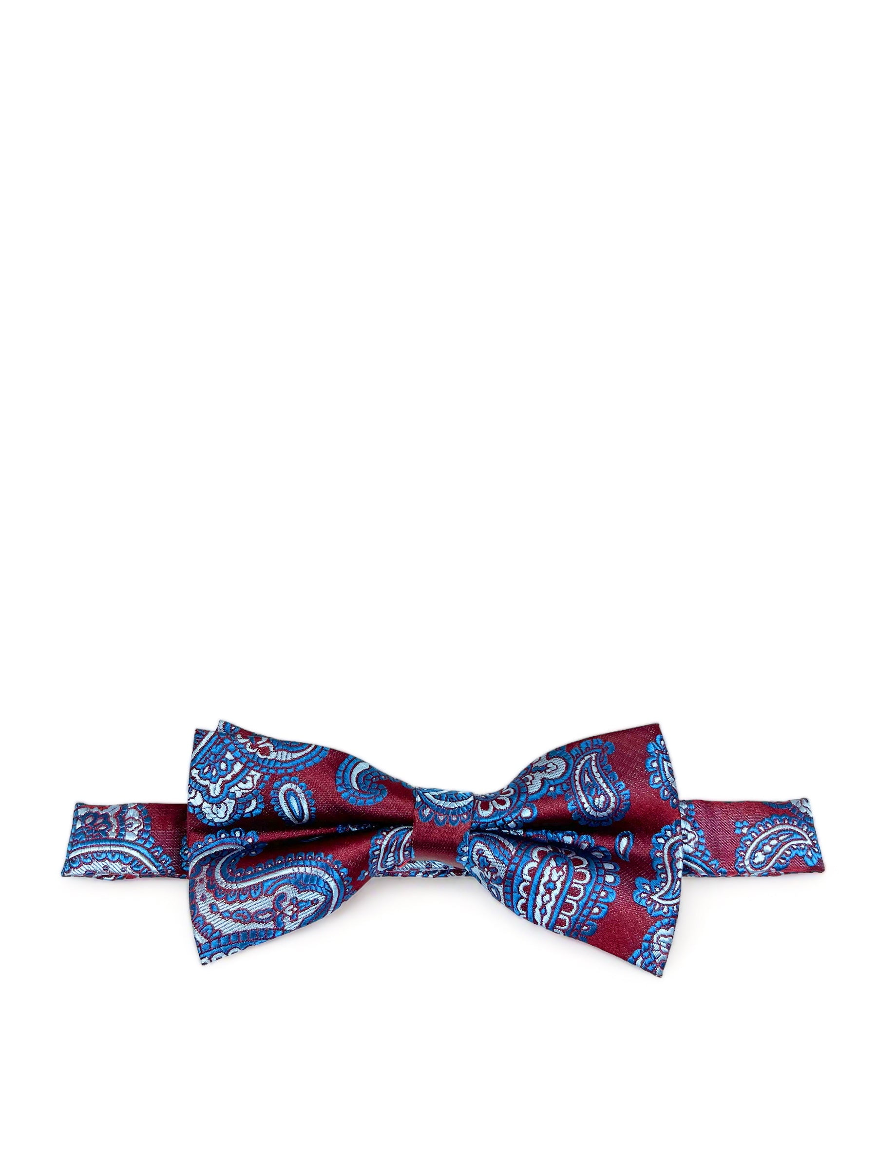 Tango Red Fashionable Paisley Bow Tie - Walmart.com