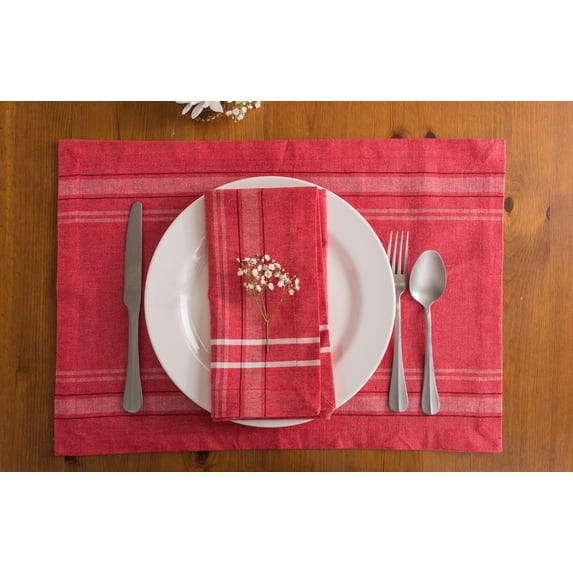 Tango Red French Chambray Napkin (Set of 6) - Walmart.com