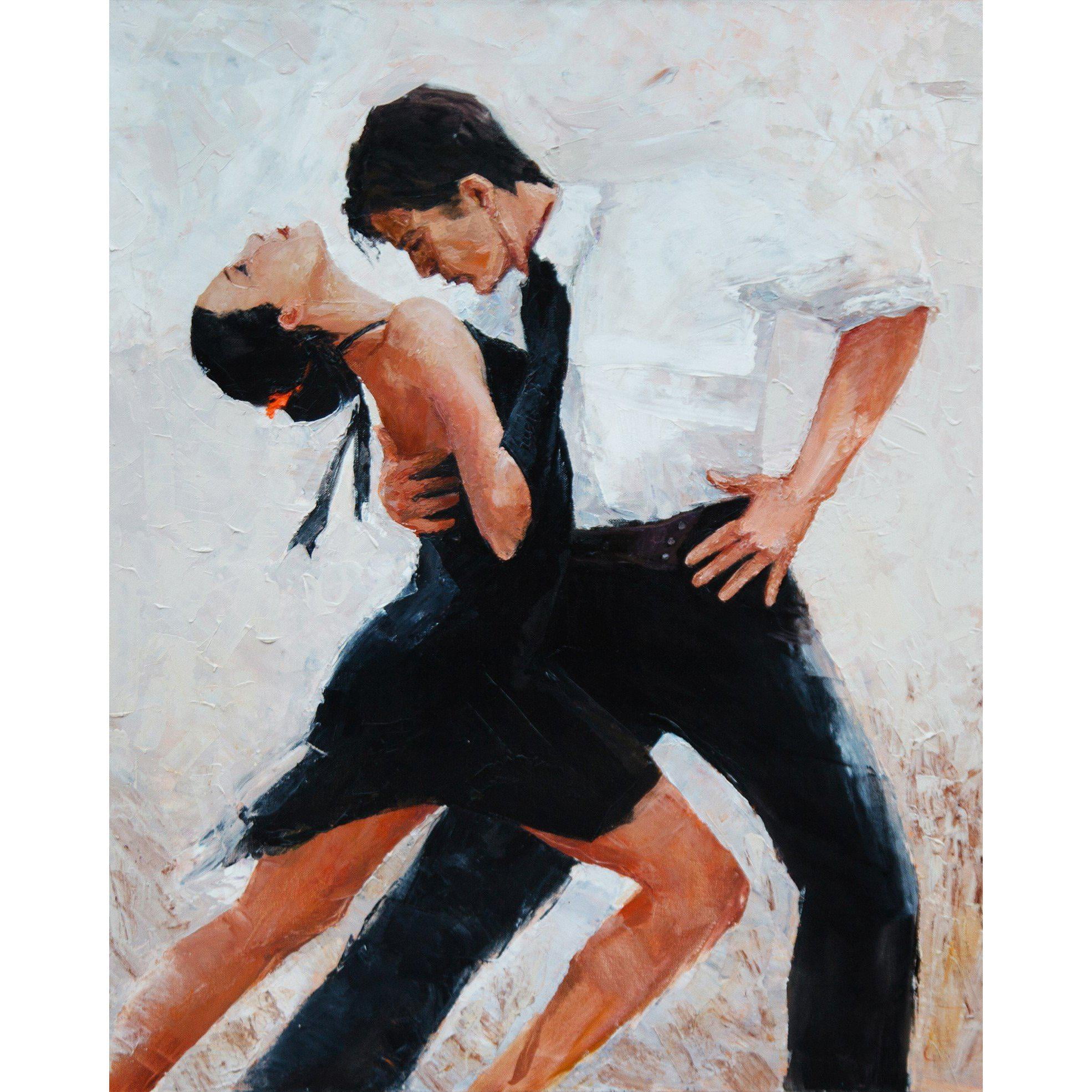Tango Twirl - Paint by Number Kit - 16"x20" (40x50cm) - DIY Acrylic ...