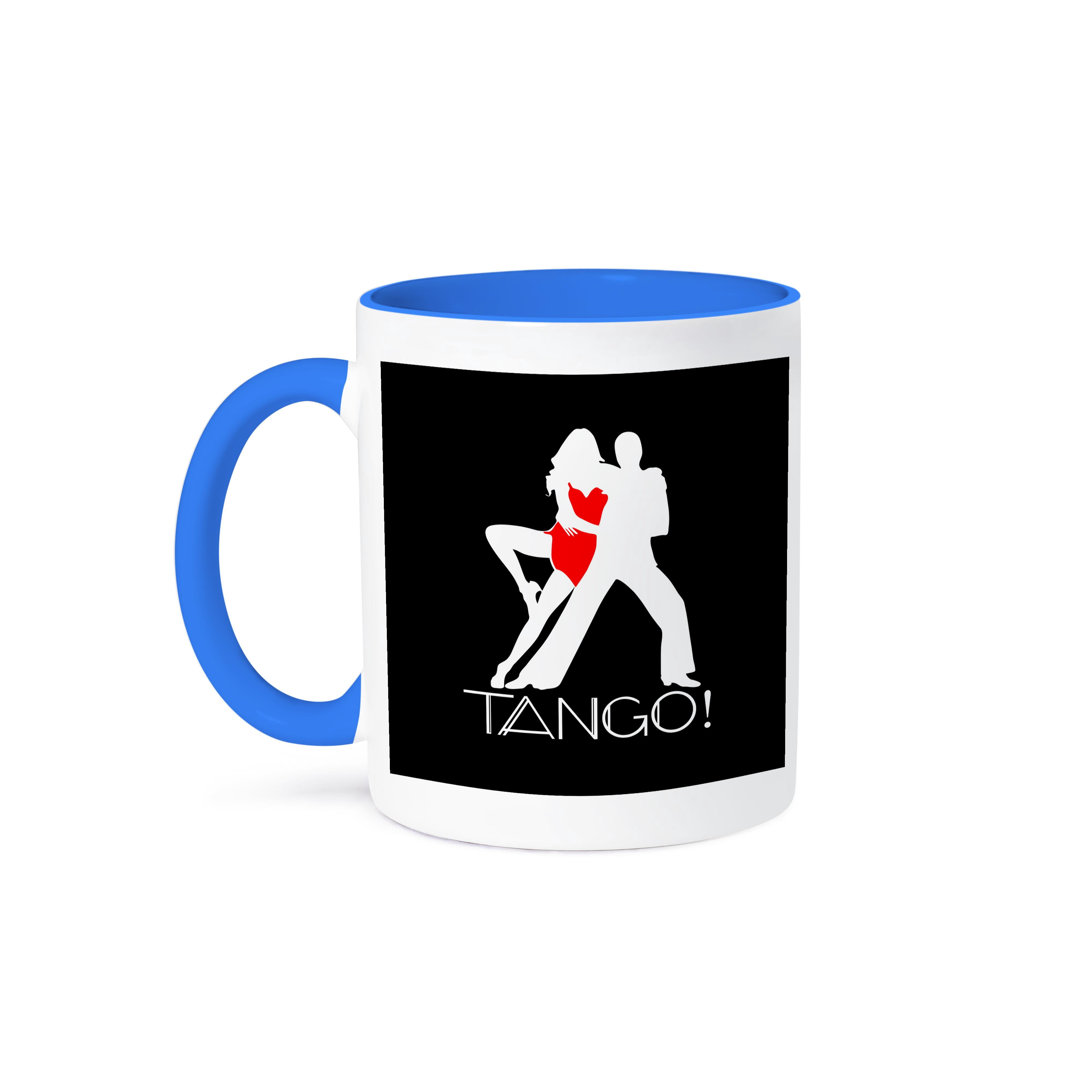 3dRose, Tango affirmation. White male red female silhouettes on black ...