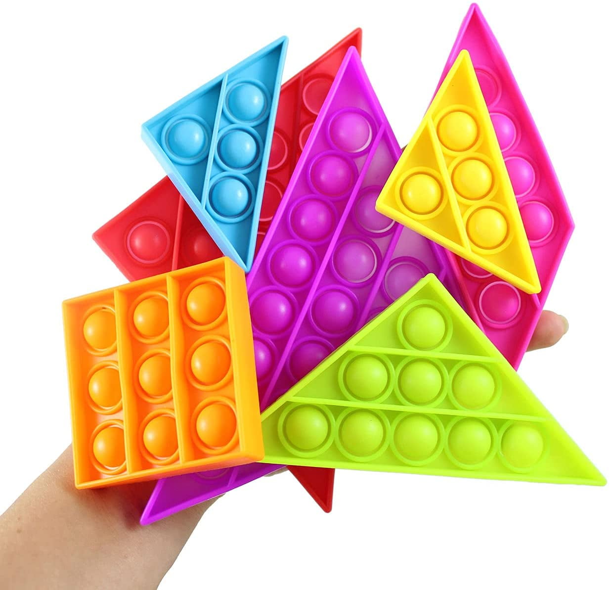 Tangram Puzzle Bubble Pop Game - 7 Individual Pieces that Connect ...